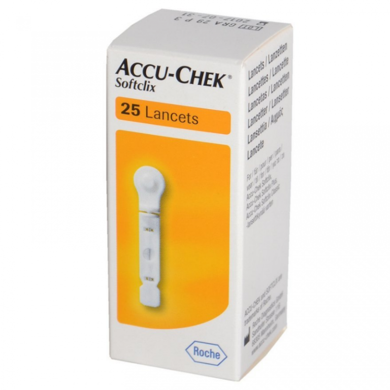 Accu-Chek Softclix lansetti 25 kpl verensokerimittaukseen - Suojaintukku.fi